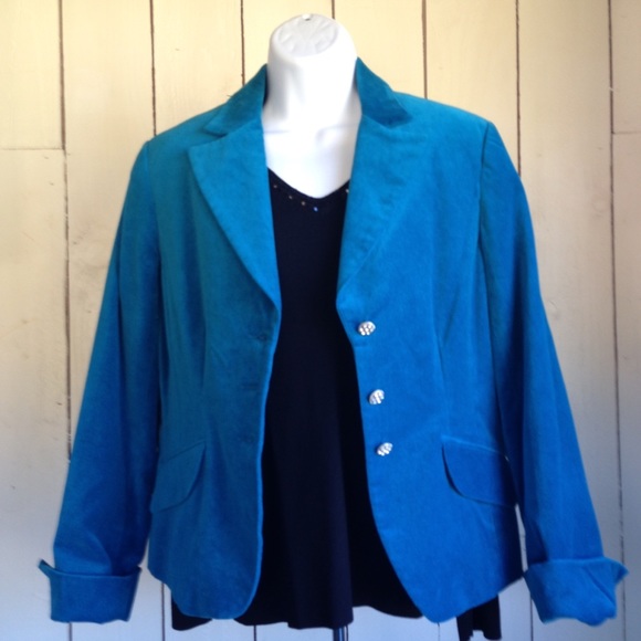 George | Jackets & Coats | George Blue Jacket Wrhinestone Buttons 8 ...